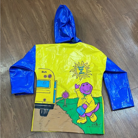 Jackets & Coats | Barney Vintage 1992 Kids Raincoat Unisex | Poshmark